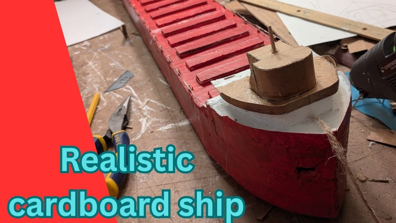 How to build a ship with Cardboard. the SS Arthur M Anderson. - YouTube