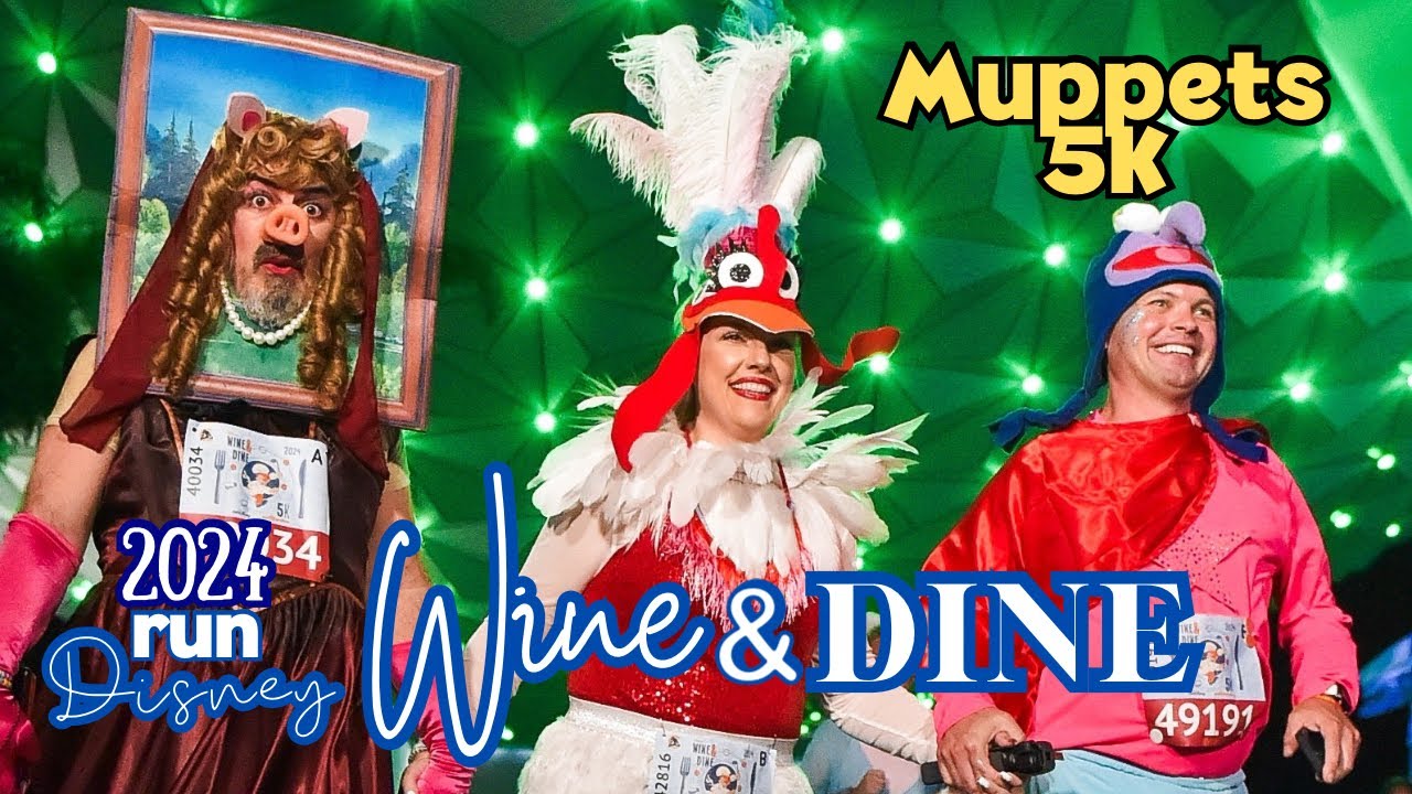 MUPPETS 5K / 2024 Wine and Dine Half Marathon Weekend / runDisney - YouTube
