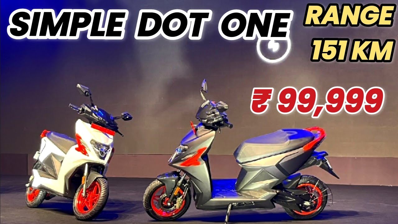 simple Dot One Electric Scooter !! simple ENERGY !! range 151km ...