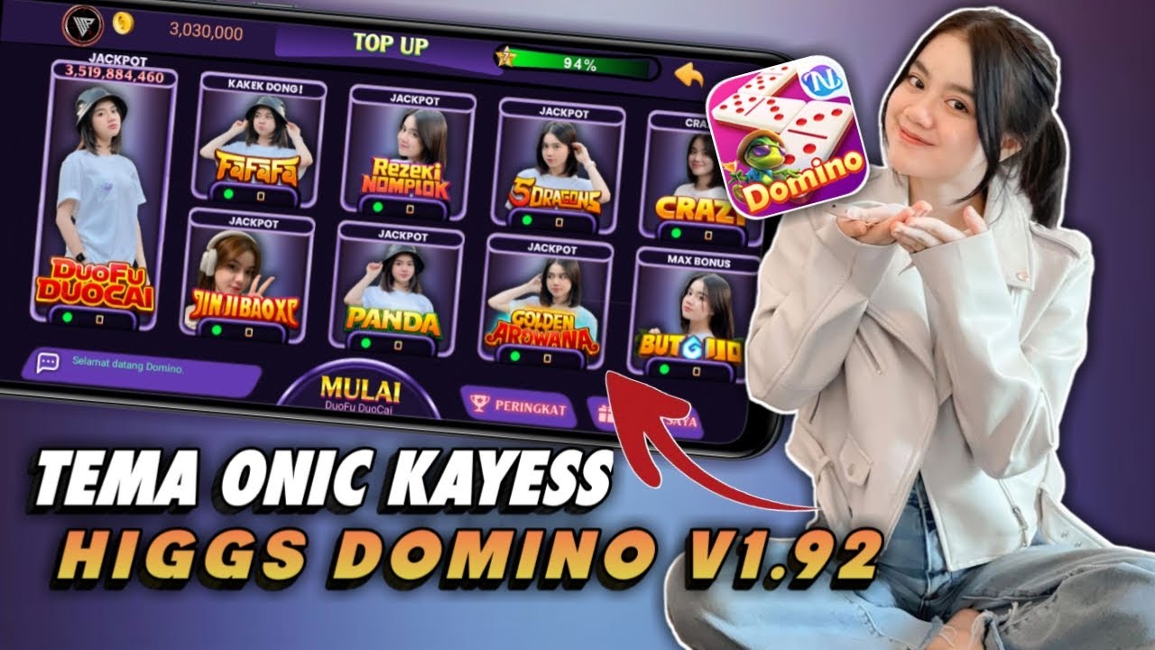 KEREN CUUK !!! Domino N Versi 1.92 Tema Onic Kayes Full HD || X8 Speeder terbaru 2022 - YouTube