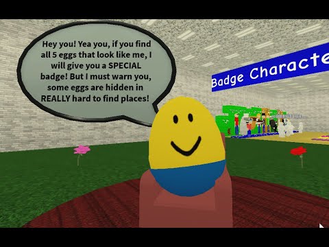 Baldi's Basic Roleplay [EASTER EVENT+ HOW TO FIND ALL THE EGGS] - YouTube