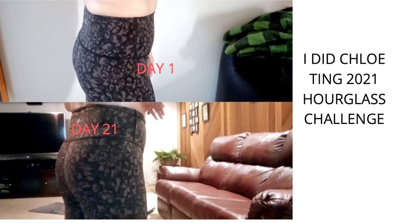 I TRIED CHLOE TING 2021 HOURGLASS CHALLENGE | 21 DAYS PROGRAM - BEFORE ...