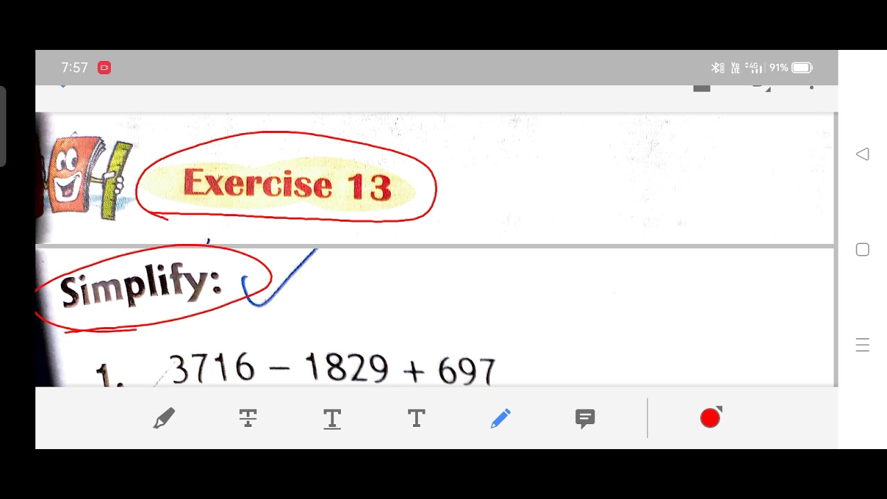 class 3 maths ex.13 (Word Problems) composite mathematics - YouTube