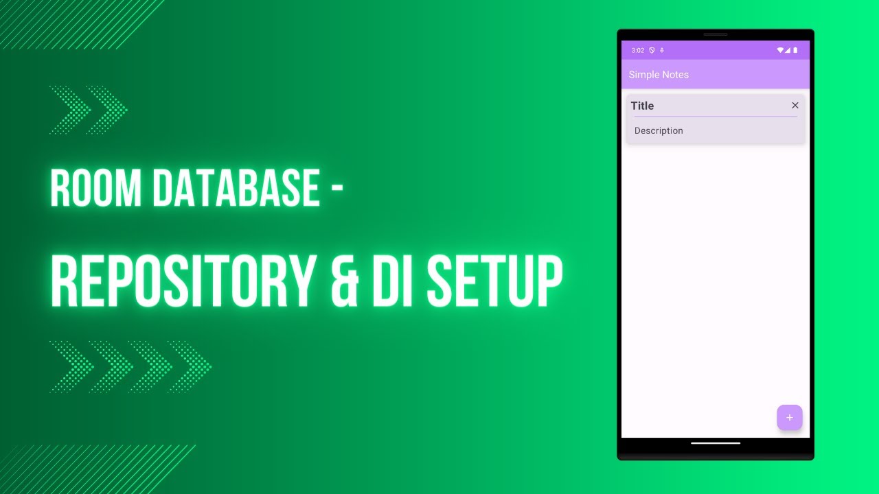 Room Database - Repository & DI Setup | Android Application Development ...