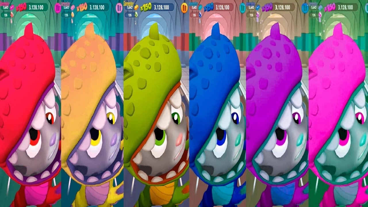 Colors Reaction Talking Tom Gold Run Dinosaur World Event New Character ...