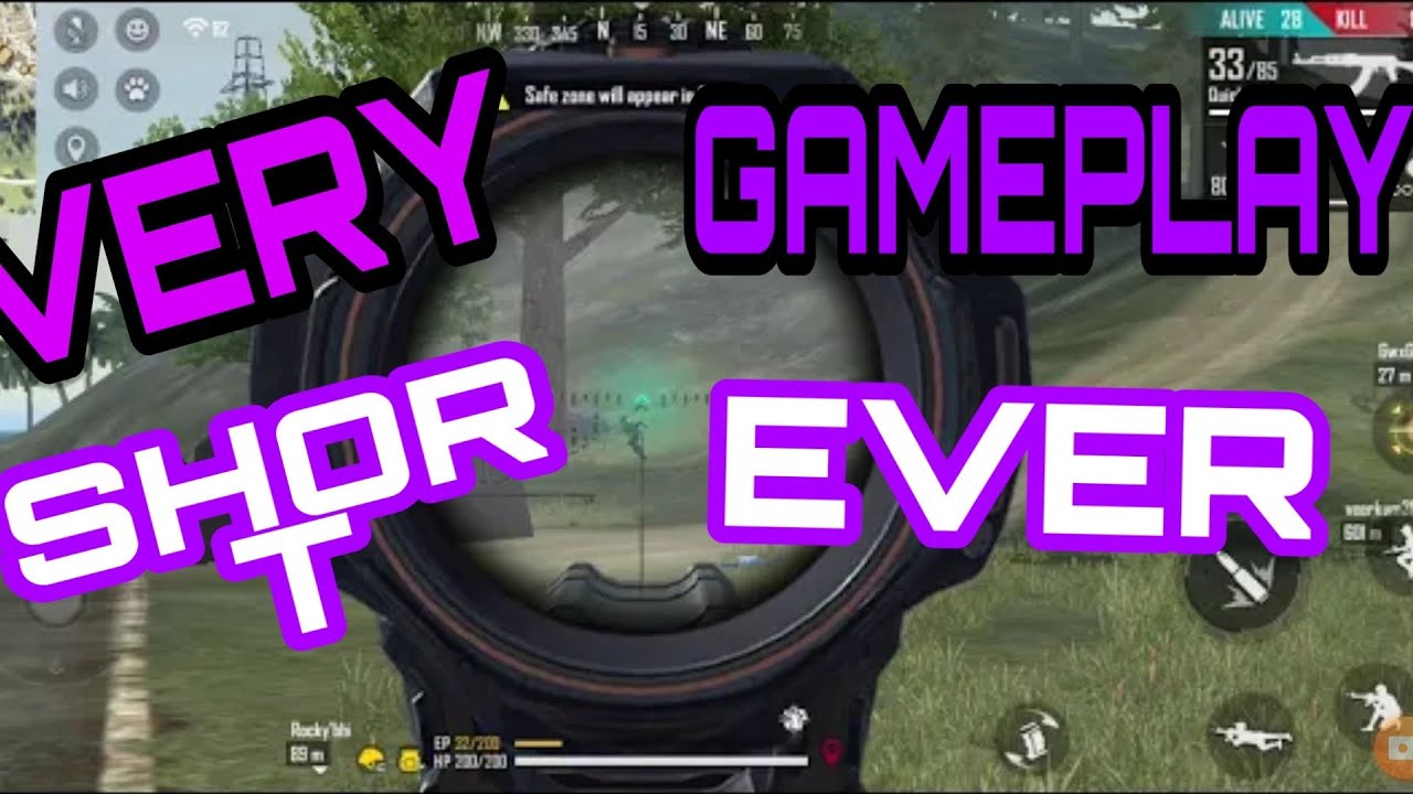 Garena free fire very short full rush gameplay 6 kill in classic match ...
