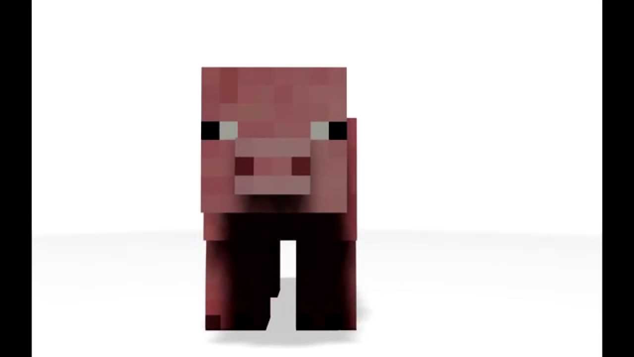 Minecraft Animation - Pig - YouTube