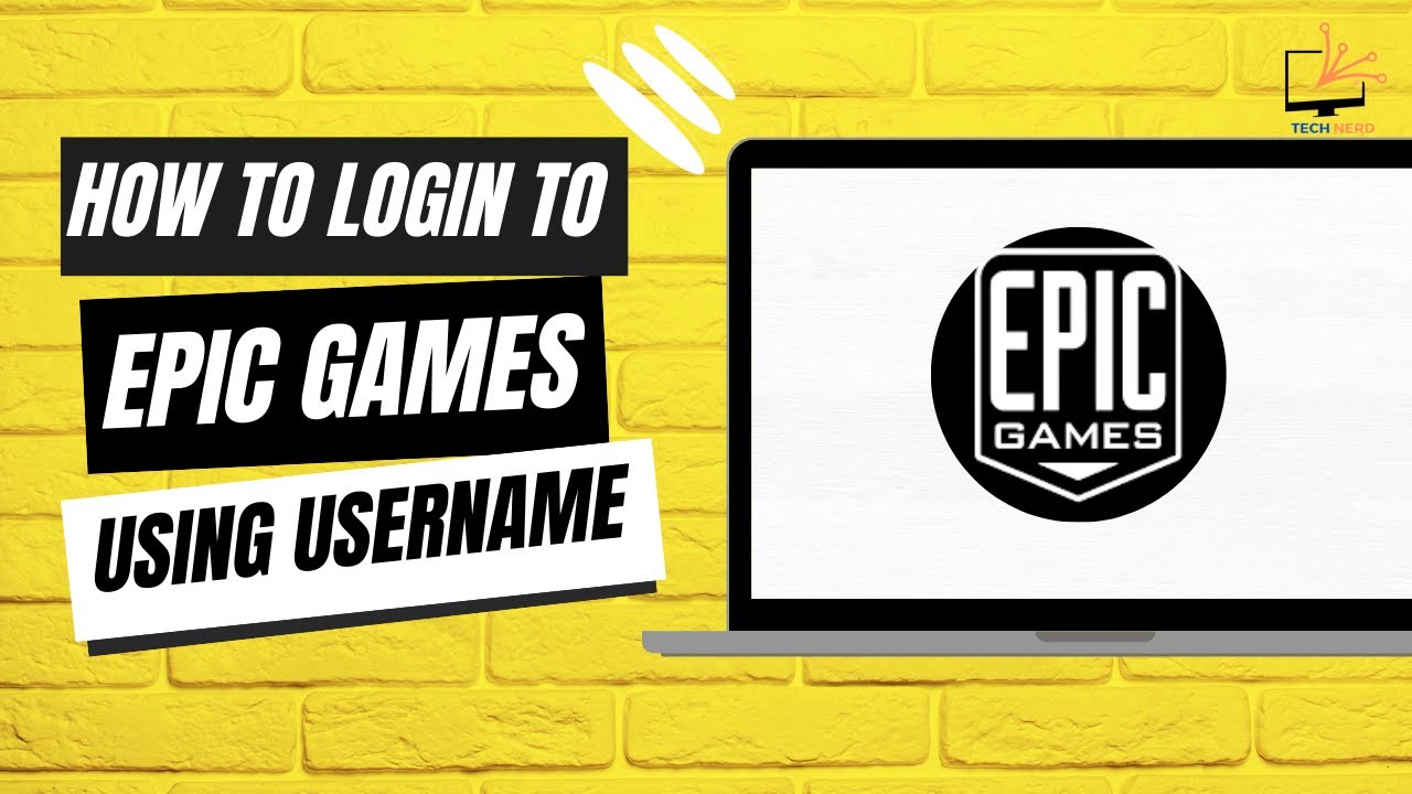 How to Login to Epic Games Using Username - YouTube