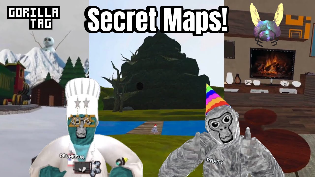 Exploring Gorilla Tag SECRET MAPS! - YouTube