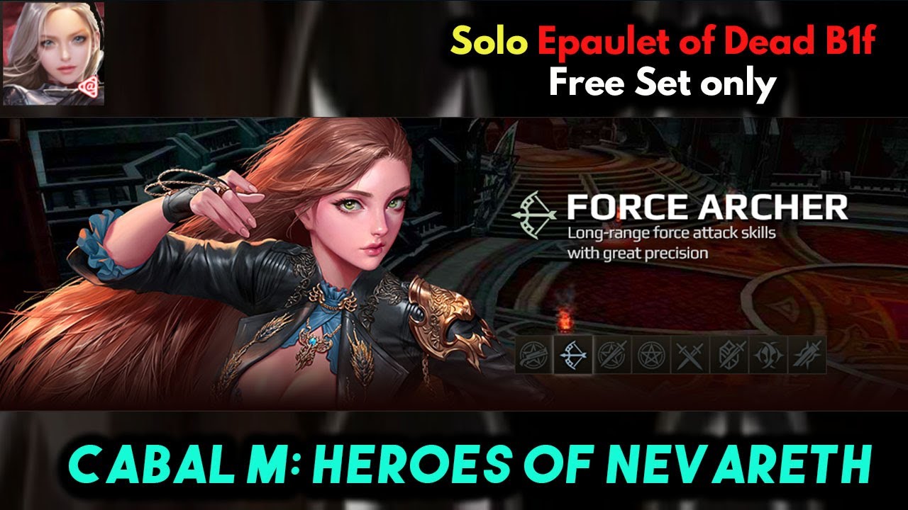 Force Archer | Free Set | SOLO Epaulet of Dead B1.. Cabal M: Heroes of ...