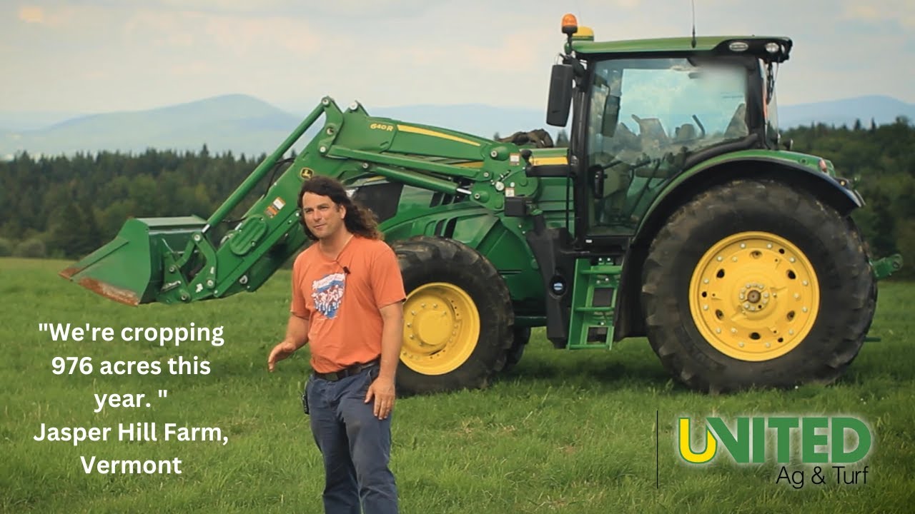 Making Hay at Jasper Hill Farm in Vermont with John Deere Equipment ...