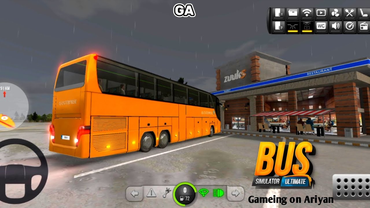 Bus Simulator Ultimate || Vip Bus Trip || GA || Gameing on Ariyan - YouTube