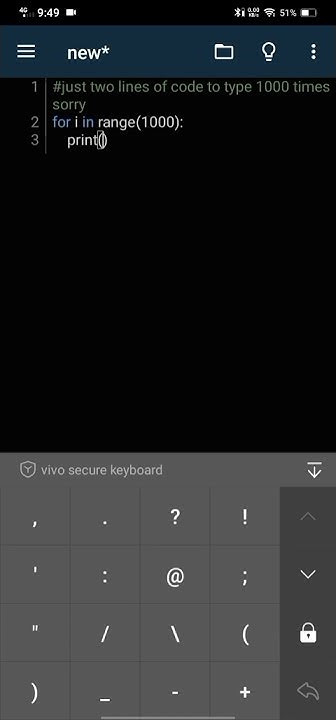 How To Type 1000 Times Sorry Python Code Funwithcode Youtube