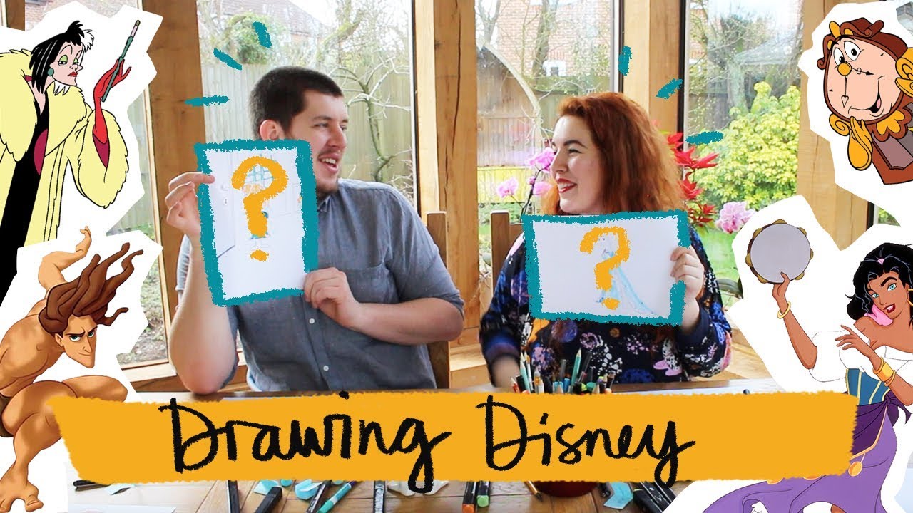 Drawing Disney Characters from Memory | XANTHE - YouTube