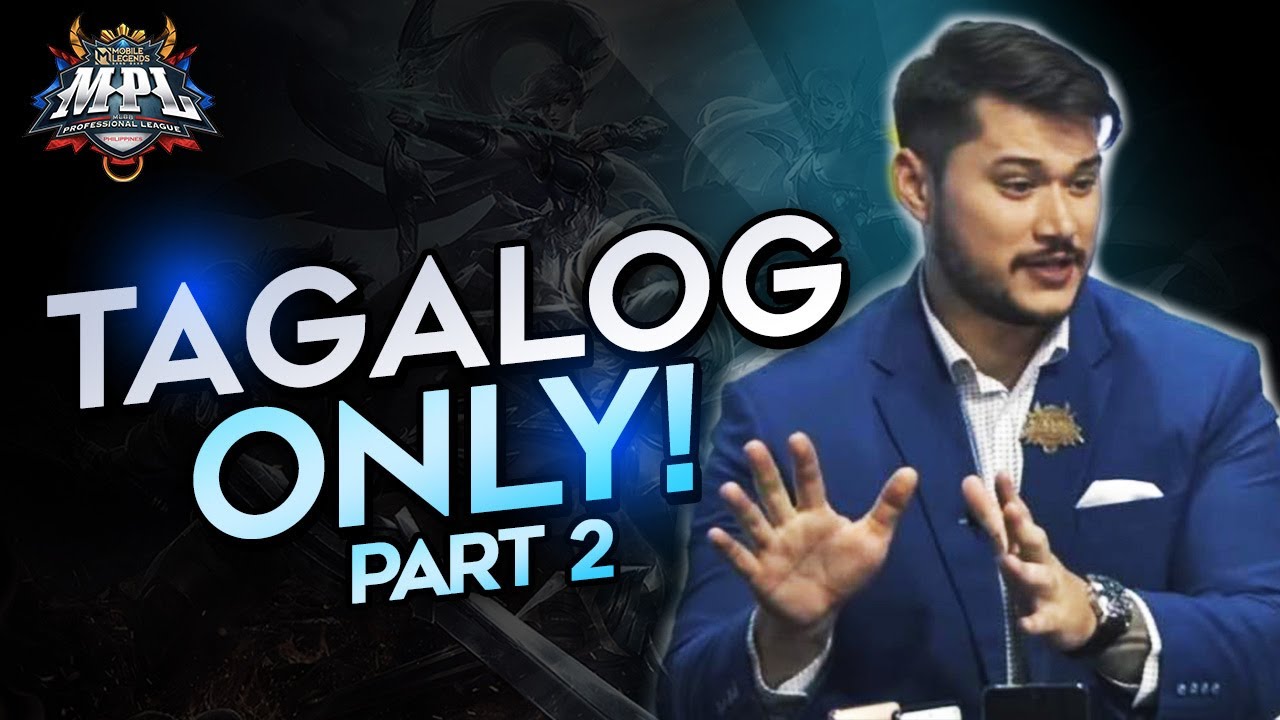 TAGALOG IS HARD! | Trying to speak some Tagalog during MPL PH Panel ...