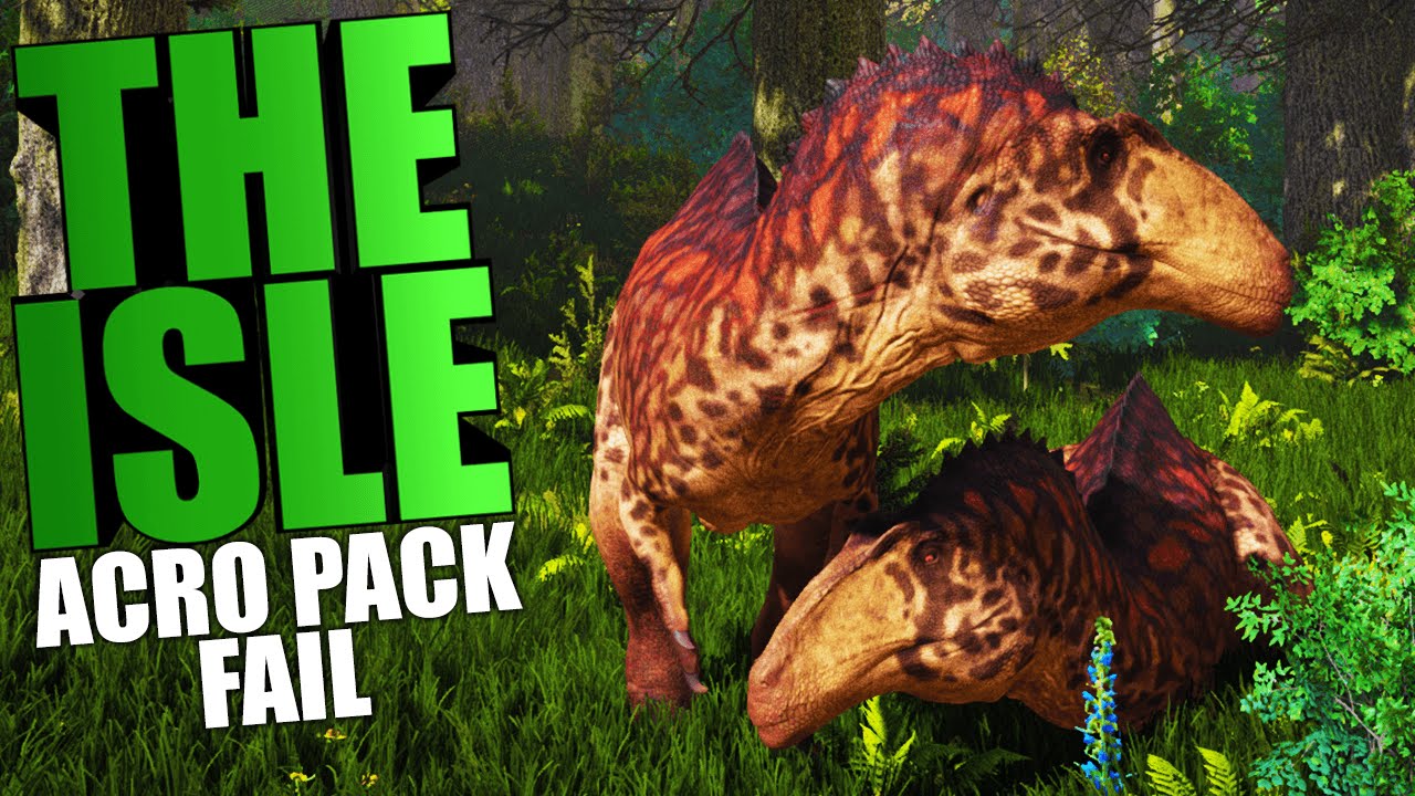 The Isle - TROLLING STEGO AS DRYO, ACRO PACK FAIL, ALLOSAURUS - The ...