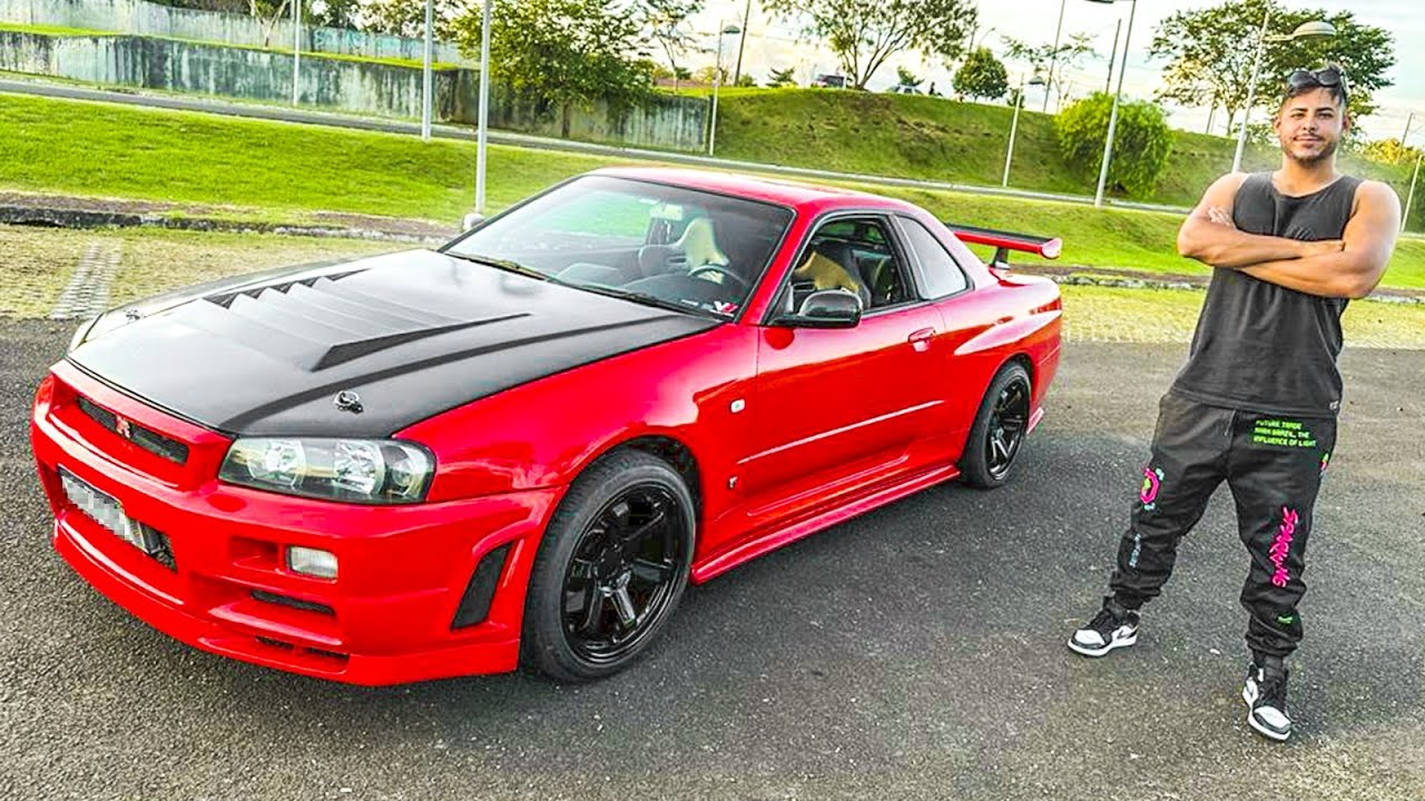 ESSE É MEU NOVO SKYLINE R34 GTR - YouTube