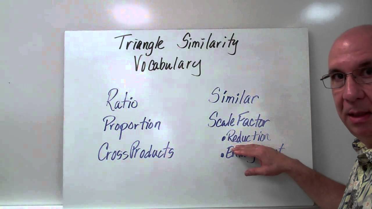 Troutman Triangle Similarity Vocabulary 2.40 - YouTube