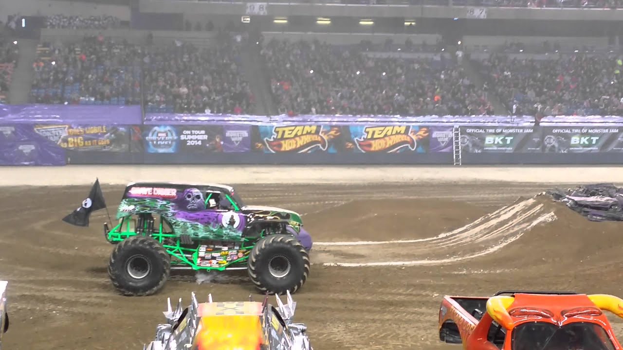 Monster Jam Tacoma Dome "Rock The Dome" Jan, 2014 - Part 3 - YouTube