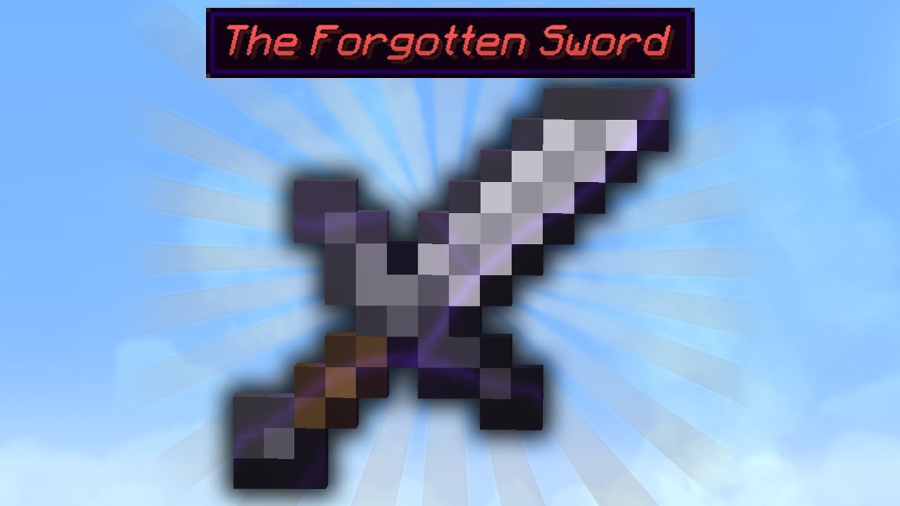 I crafted the forgotten sword - YouTube