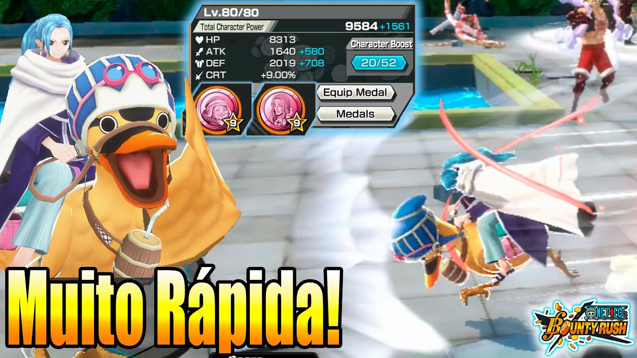Ela é Muito Rápida! Vivi & Karoo Lv.80 Gameplay(ft.ⒷIlusão) l One Piece ...