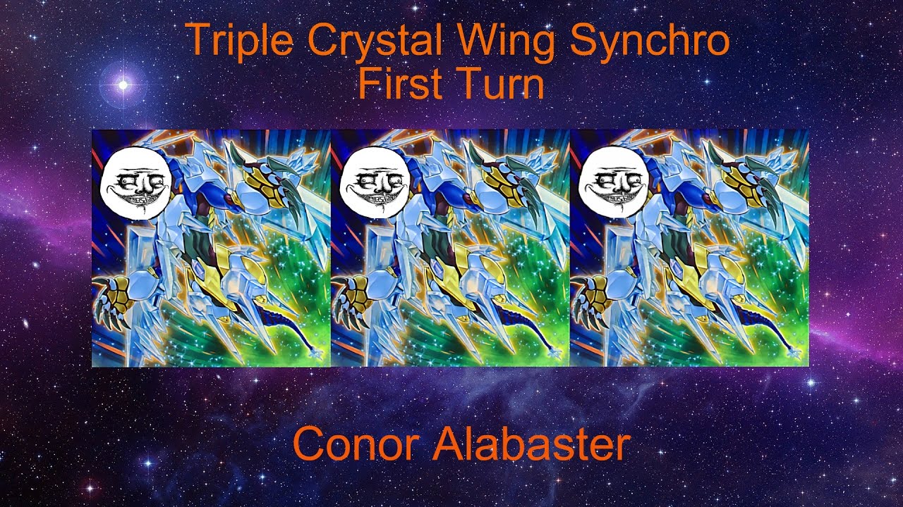 Triple Crystal Wing Synchro Dragon First Turn (Windwitch Dragunity ...