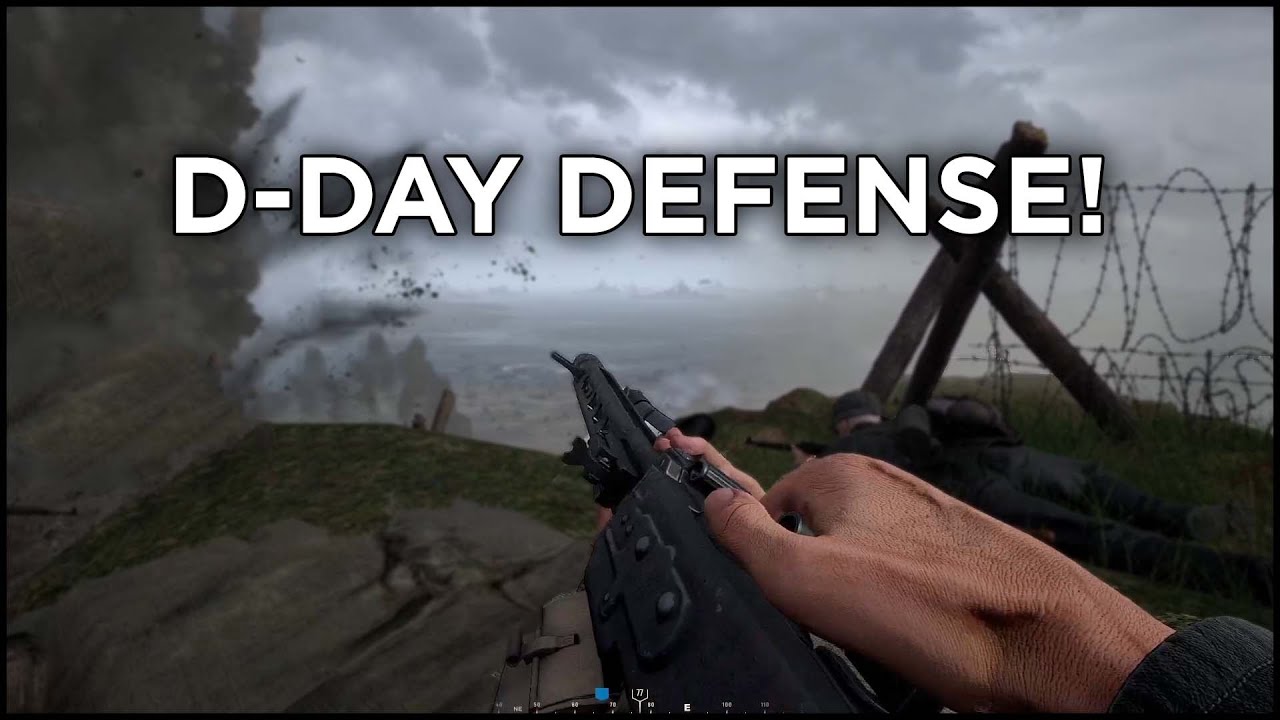 MG-42 Defense on D-Day! - Hell Let Loose Machine Gunner Gameplay - YouTube