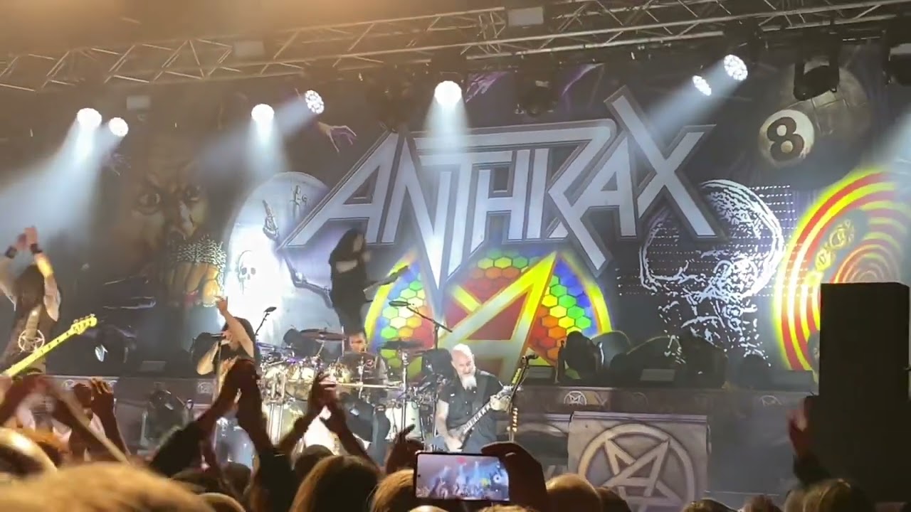 Anthrax live in Manchester, England September 2022 - YouTube
