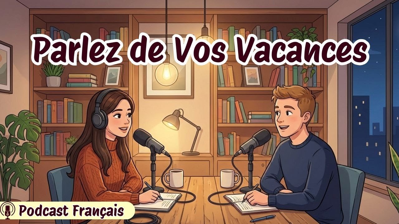 Podcast en français 🇫🇷 | Parler de ses vacances facilement (B1–B2 ...
