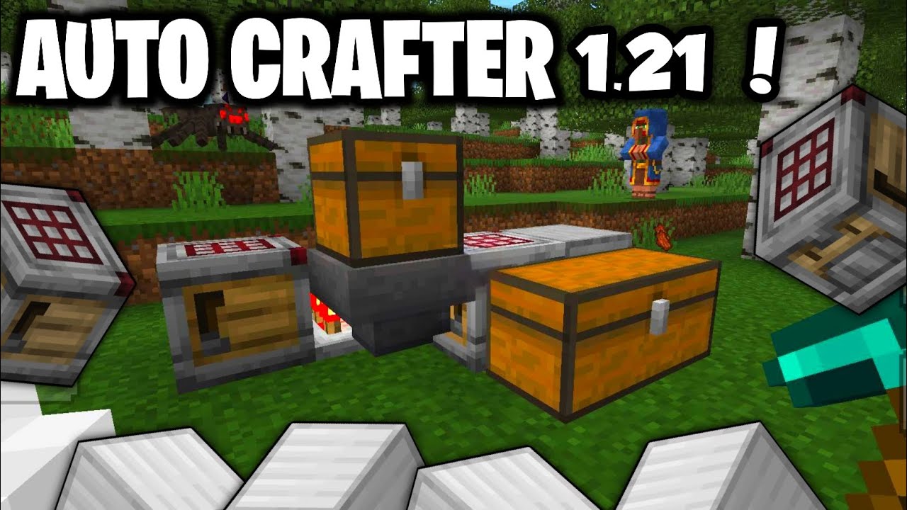 How to make a automatic crafter in Minecraft 1.21 - YouTube