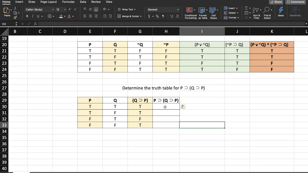 Truth Table Example 3 - Nested Conditionals - YouTube