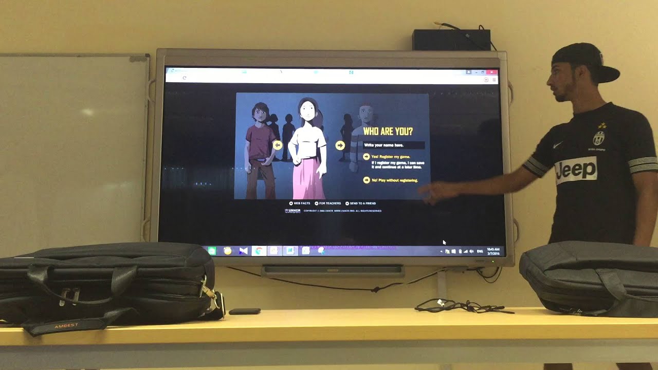 Refugee game "Against all odds" done by Obaid Group - YouTube