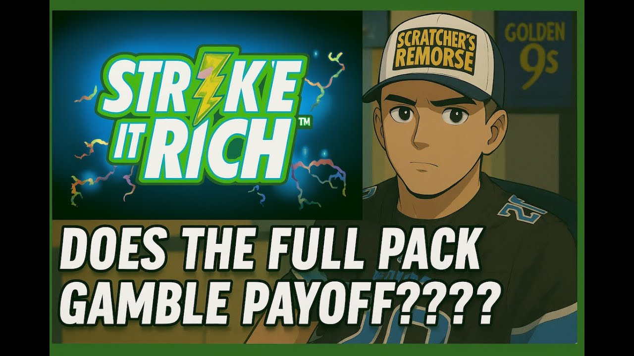 “SCRATCHERS REMORSE Full Pack of $20 Strike it Rich gamble! Does it ...