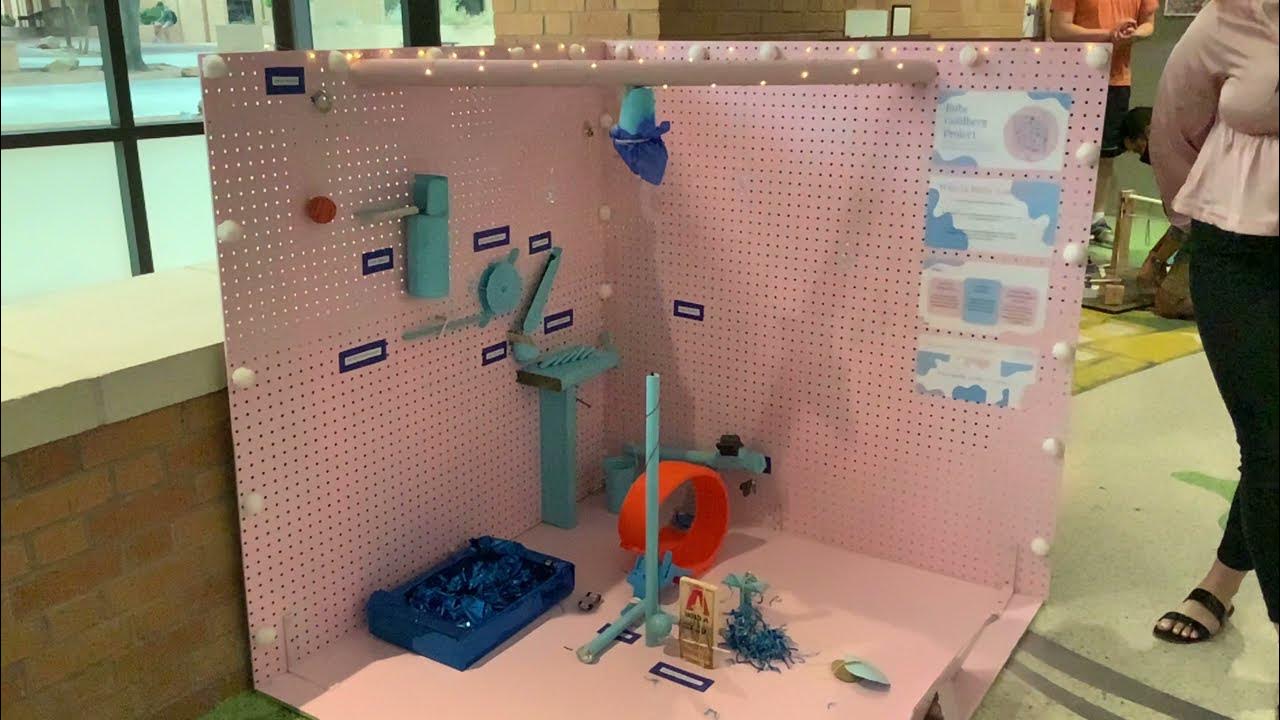 Gender Reveal using a Rube Goldberg Machine: (The Contraptioneer ...