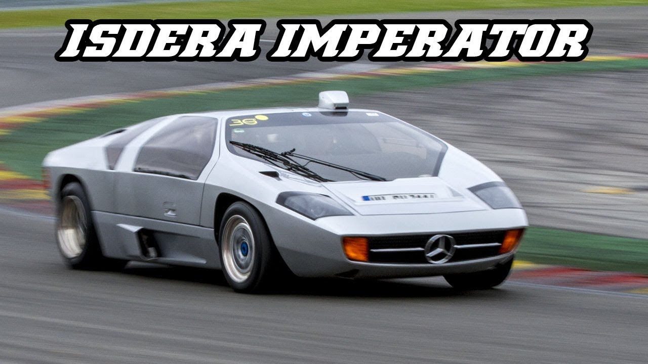 Isdera Imperator Car Design Sketches 1/18 SCALE BEST OF SHOW MERCEDES