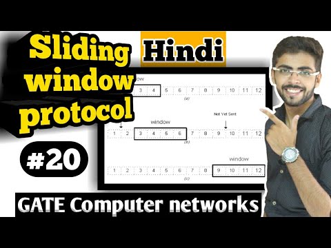 go back n sliding window protocol | Sliding Window Protocol in Hindi | GATE Lecture Computer ...