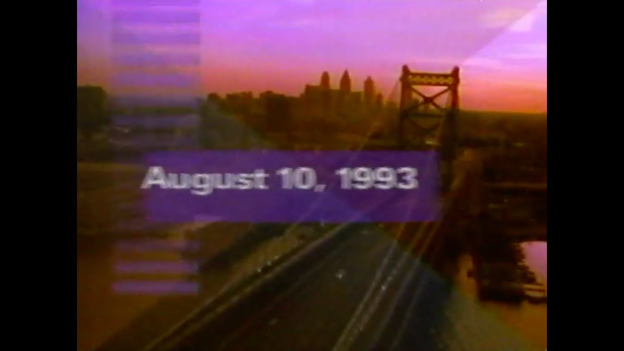 6 ABC, KYW 3 & The FOX Ten O'Clock News 8-10-1993 - YouTube
