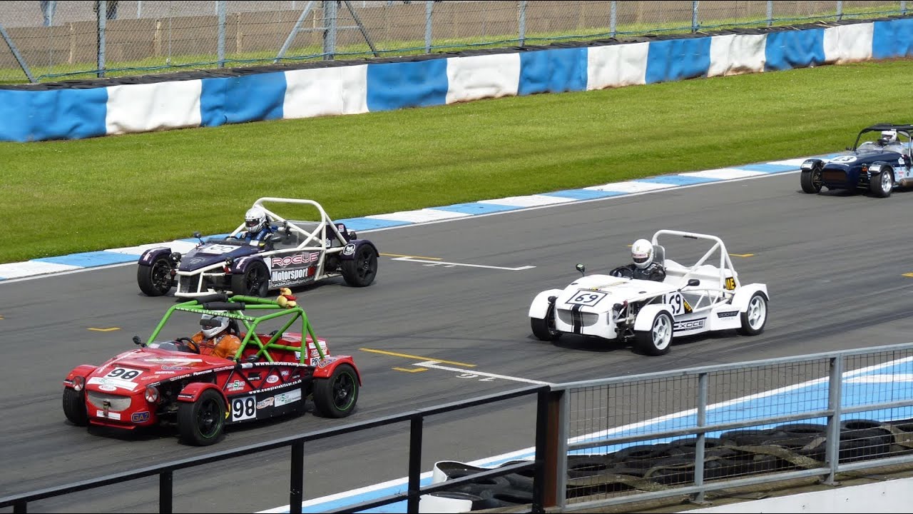 MEV Exocet & Rocket Kit Cars Race at Donington in the 750 Motor Club ...