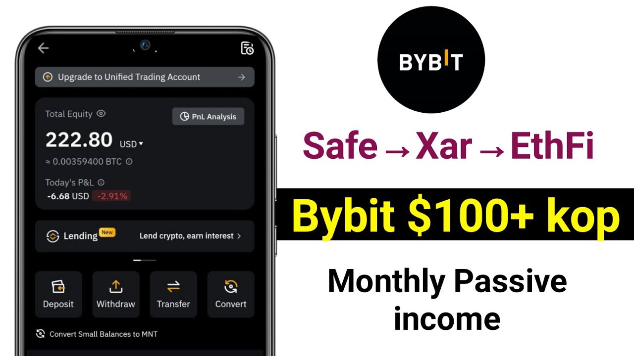 Bybit New event || Bybit Safe event || Bybit every month $100 Income - YouTube