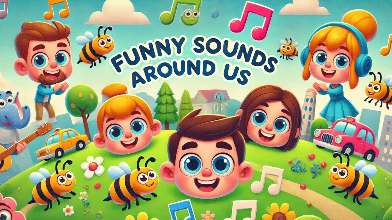 Funny Sounds Around Us | KIDORIOUS Kids Poem - YouTube