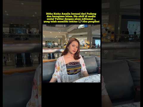 PROFIL DAN BIODATA DITHA RIZKY AMALIA CALON ISTRI DUSTIN TIFFANI #shorts #viral @RRFCHANEL