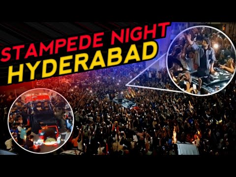 Situation before Stampede at Sandhya 70mm theatre, Rtc X road ...