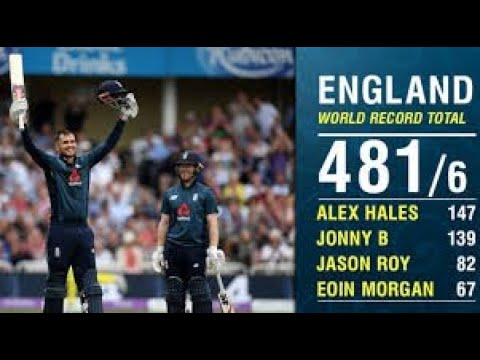 481-6 | England Hit World Record ODI Score! | England vs Australia - Trent Bridge 2018 | #1
