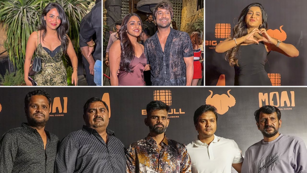 Star Studded Celebrity’s at Grand launch of Big Bull club and Moai ...