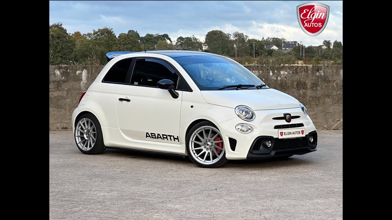 2017 - Abarth 595 T-Jet 1.4 - Gara White 17” JR22 Alloys H&R Lowered ...