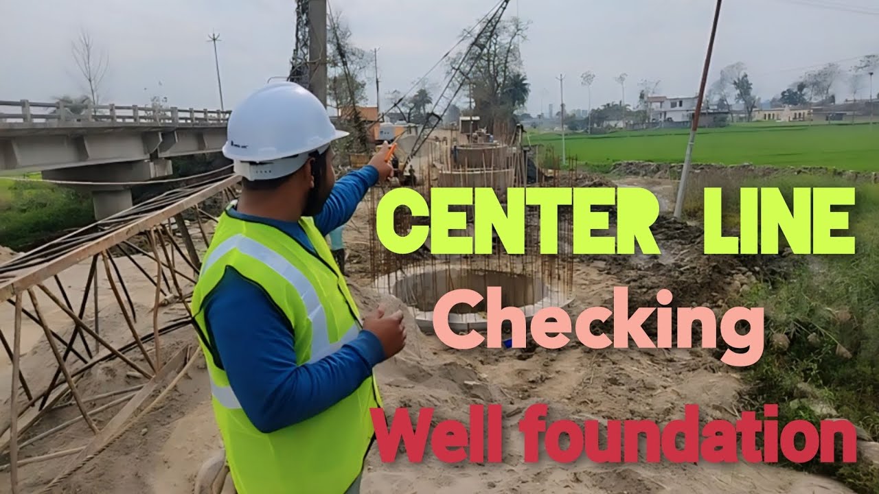 #Center line check॥ well foundation॥Er._Aman_Civil_Technical॥ - YouTube