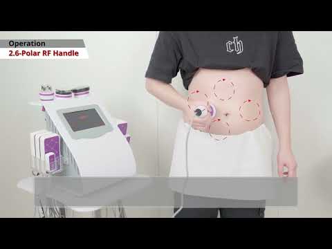 How To Use 6 In 1 Unoisetion Cavitation Machine Lipo Laser 5MW Diode Laser Weight Loss?