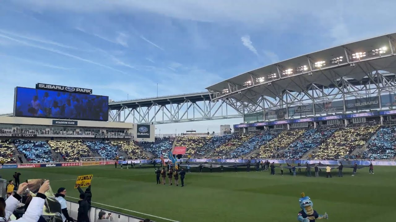 Philadelphia Union 2021 Playoff Intro + National Anthem + Starting ...