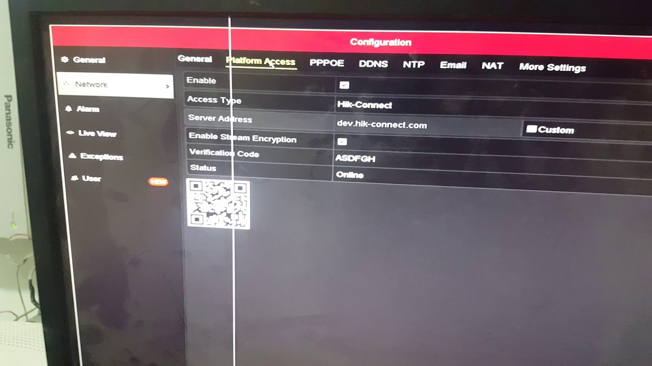 HIK VISION CONFIGURING PLATFORM ACCESS ONLINE - YouTube