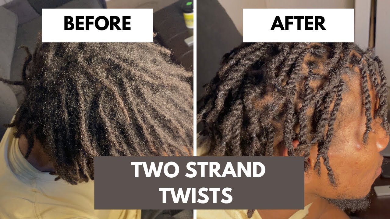 Retwisting my Boyfriend's Hair!! | Styling Short Locs on Men # ...